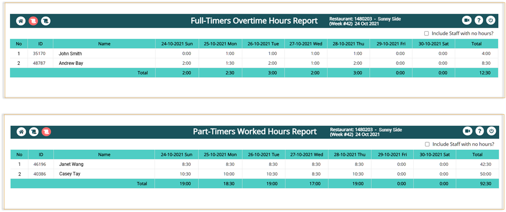 Time Management Module - Knowledge Touch